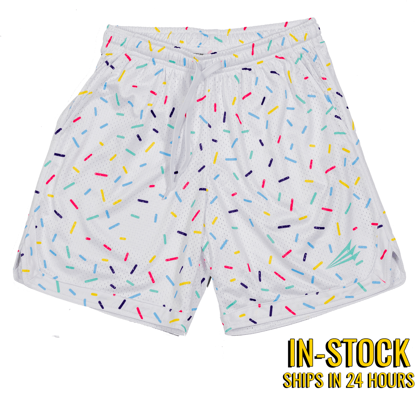 Ice Cream Sprinkles Retro Shorts - Batter Box Sports