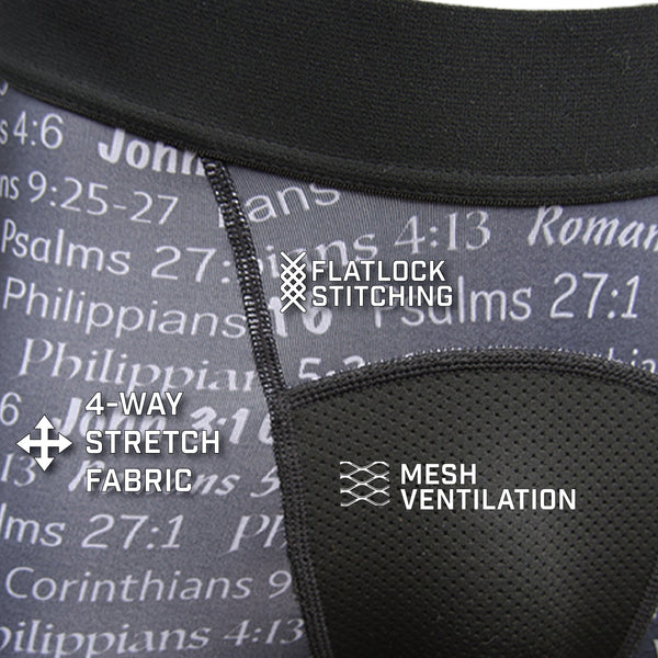 Black BLESSED Compression Tights - Batter Box Sports