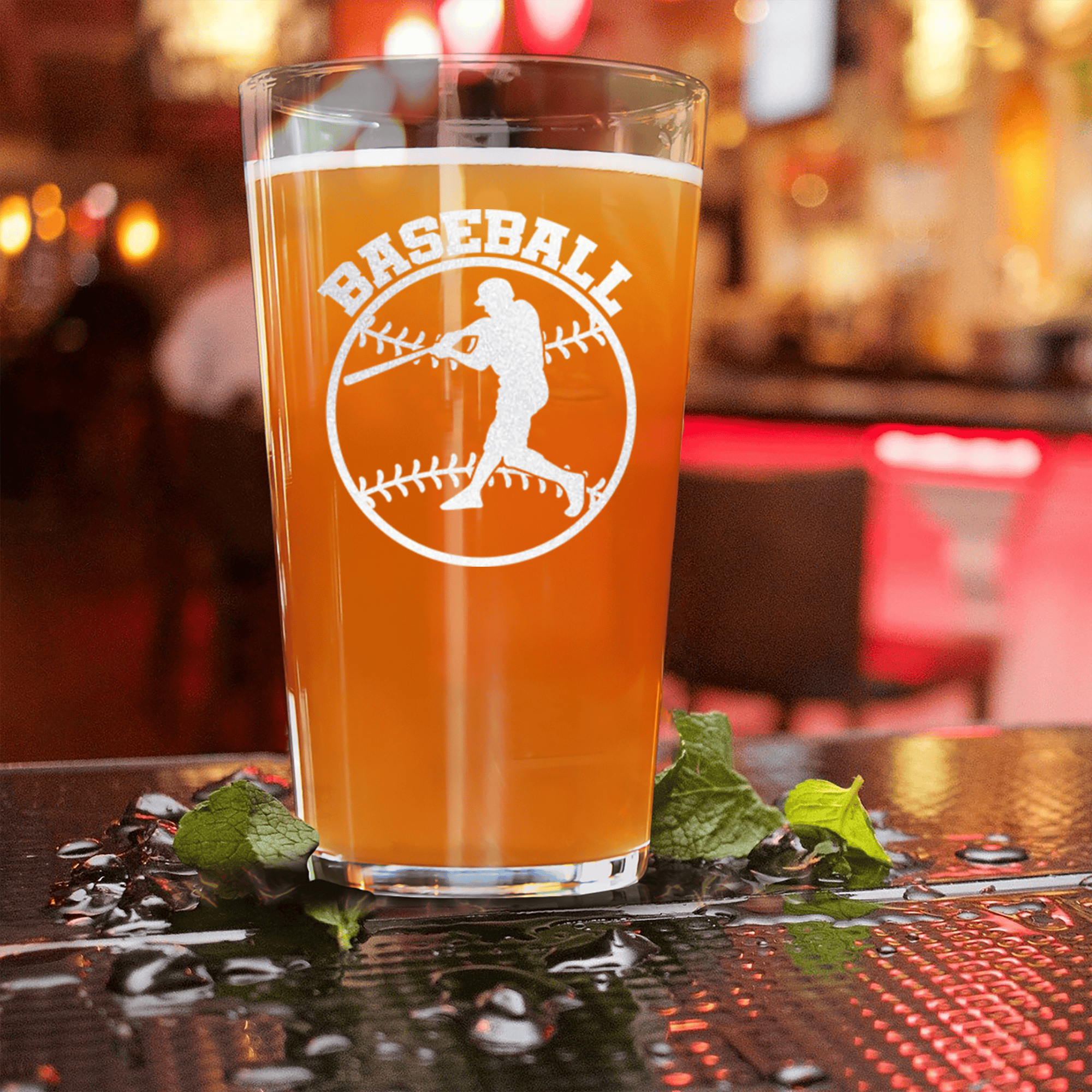 Player Spotlight Pint Glass – Batter Box Sports