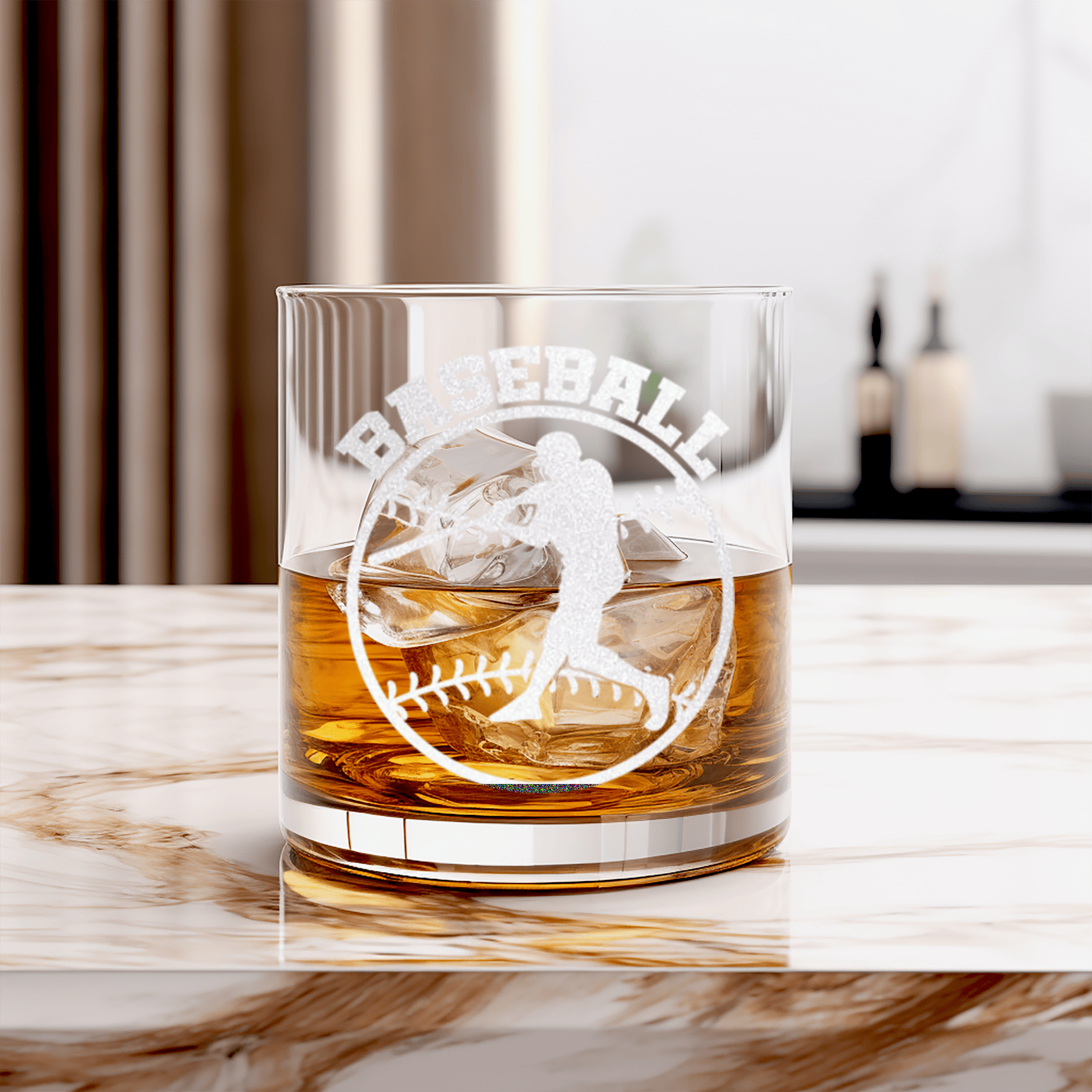 Player Spotlight Whiskey Glass - Batter Box Sports