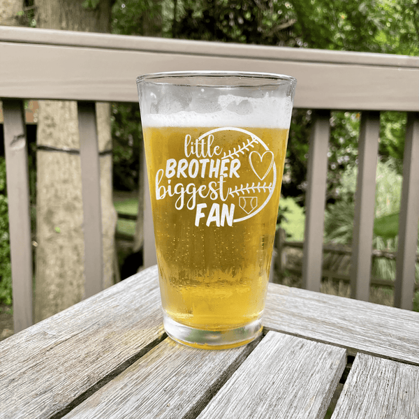 Proud Baseball Sibling Pint Glass - Batter Box Sports
